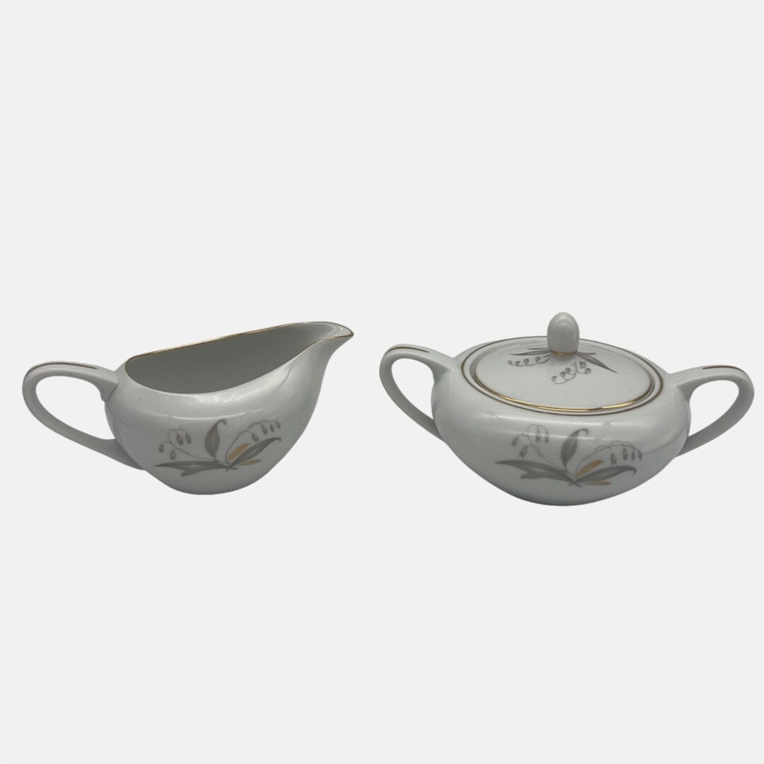 Vintage Kaysons Fine China Golden Rhapsody Sugar Bowl & Creamer Japan 1961 - Etsy