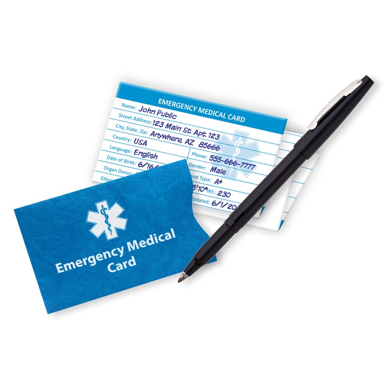 Medical Alert USB Keychain, Emergency ID Responder - Etsy