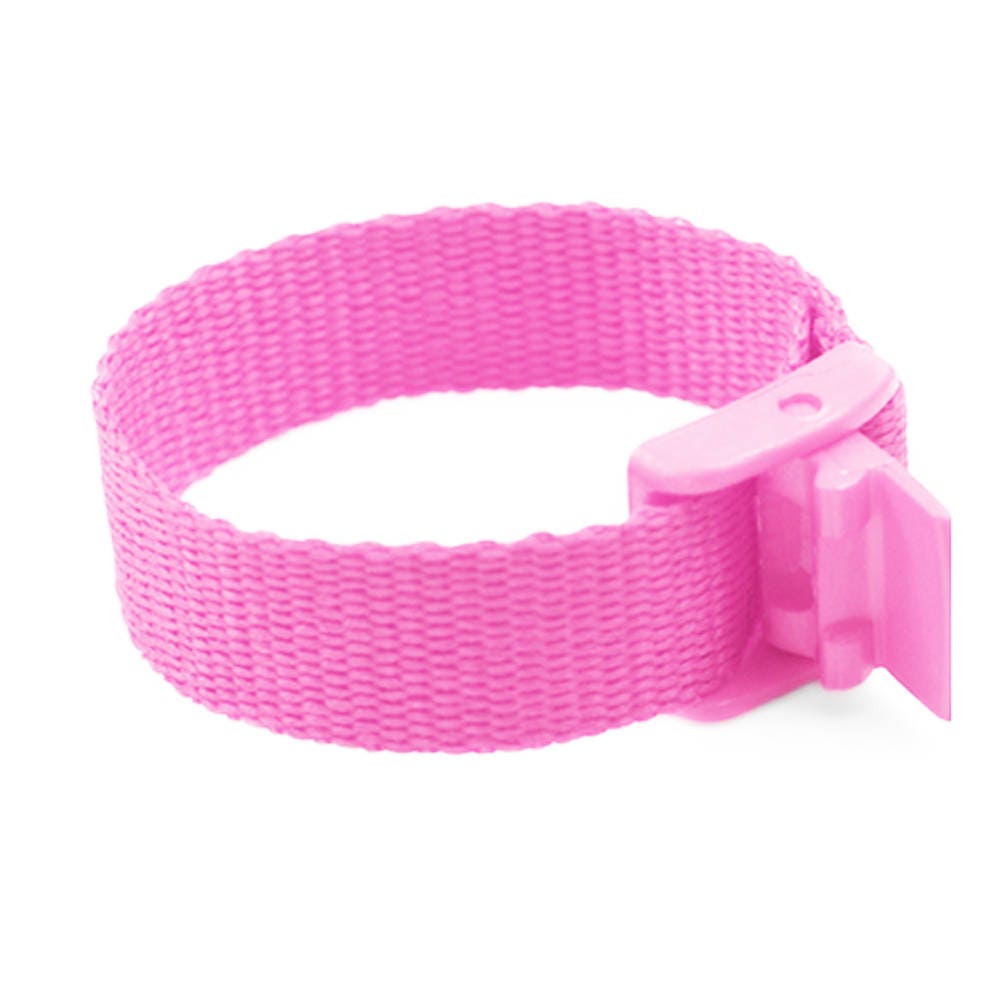 Pink Poly/nylon Emergency or Medical Alert Wrist Band. Sizes - Etsy