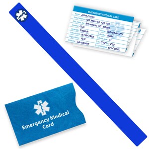 Medical Alert Sport Bracelet Replacement Band – Silicone, Various ...
