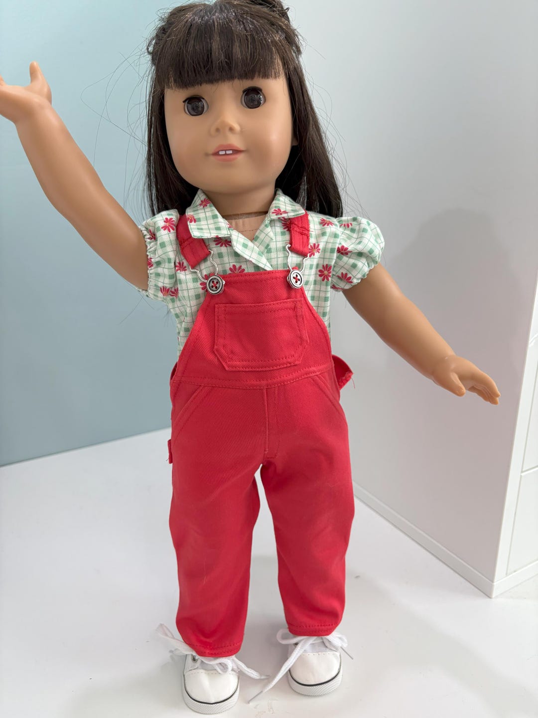 Overalls With Blouse for Your American Girl or 18" Doll. Comes With ...