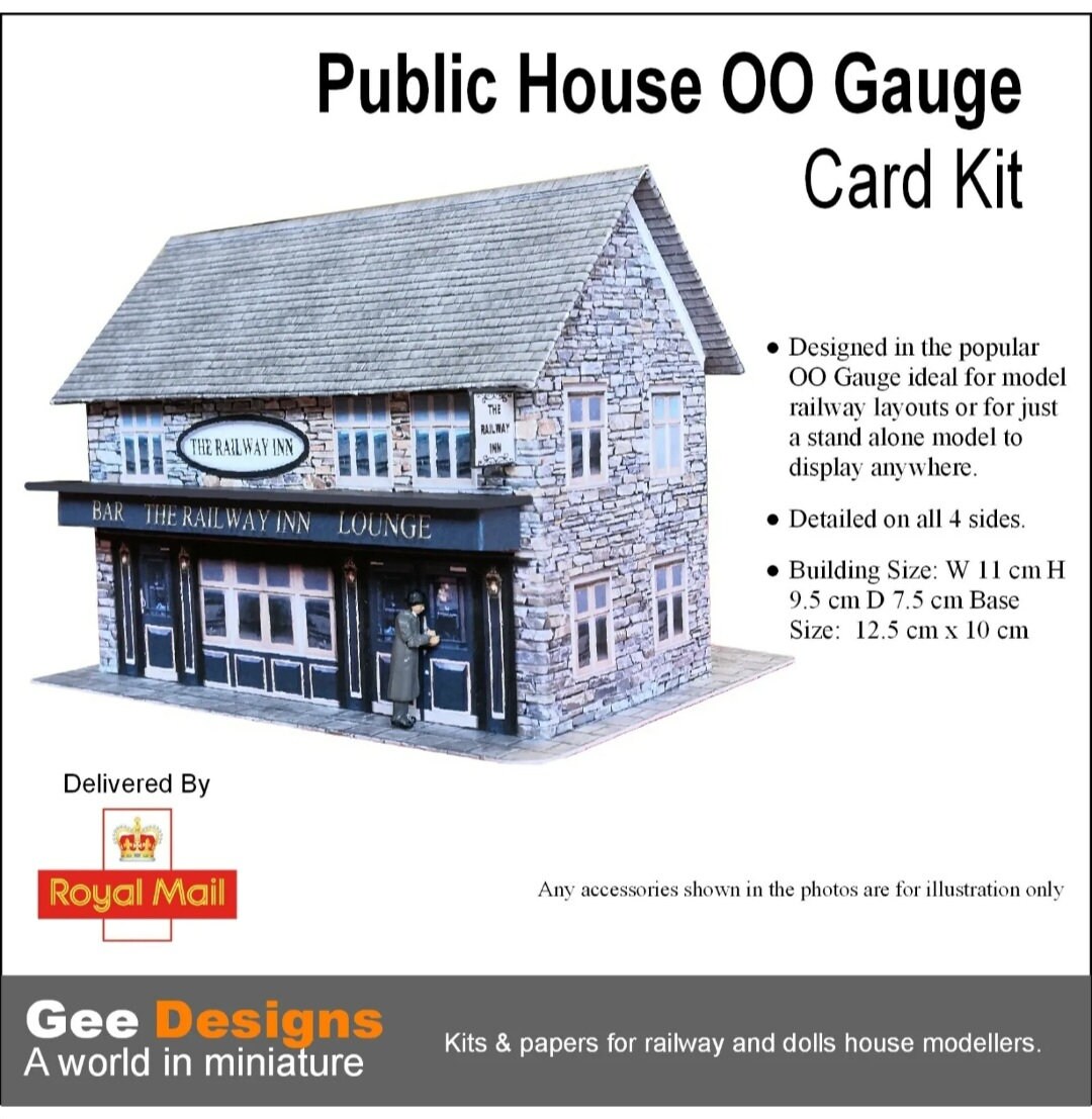 OO Gauge Card Kit Railway Model Enthusiast - Etsy UK