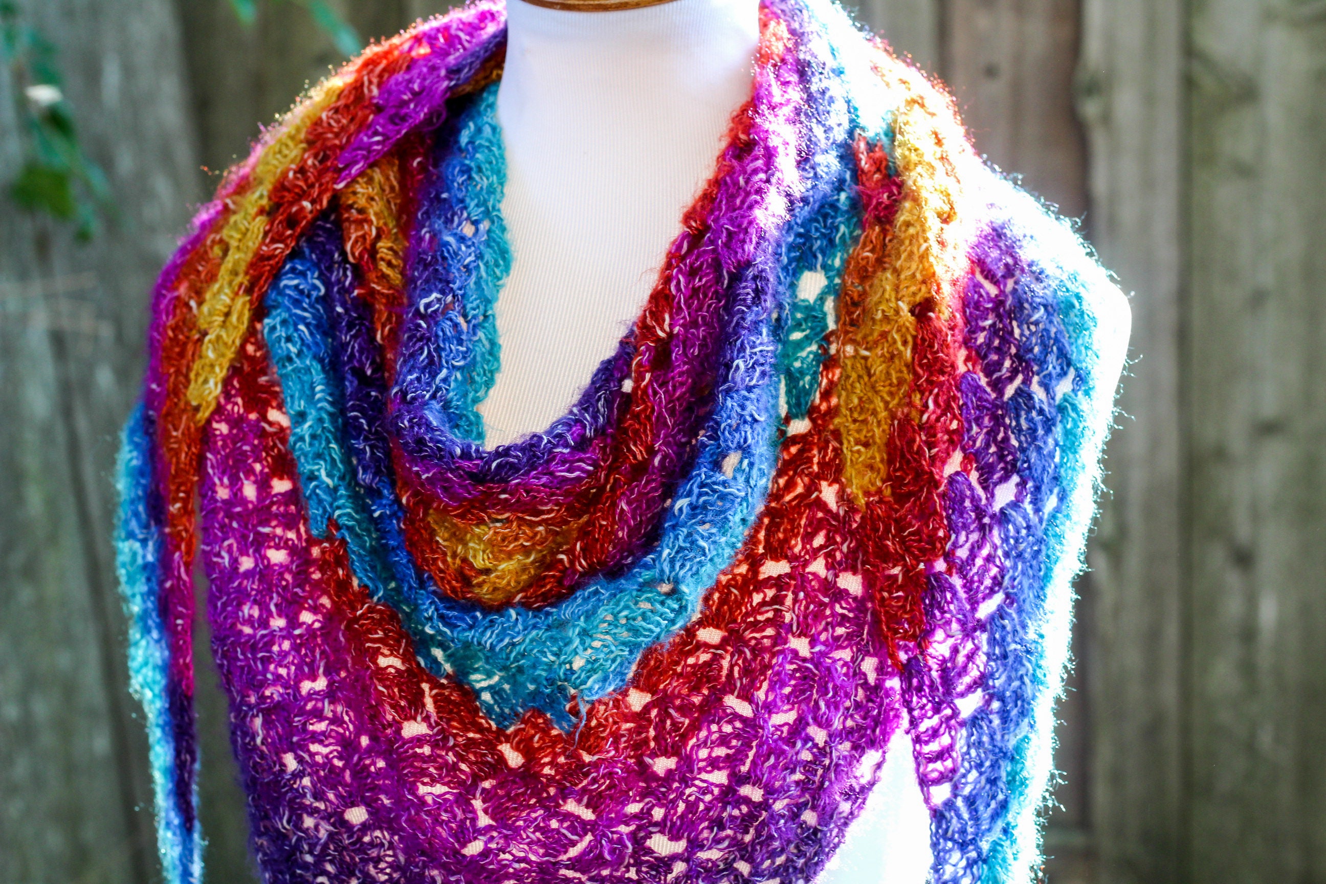 PATTERN for the Shawl in A Ball Triangle Scarf C2c Crochet - Etsy