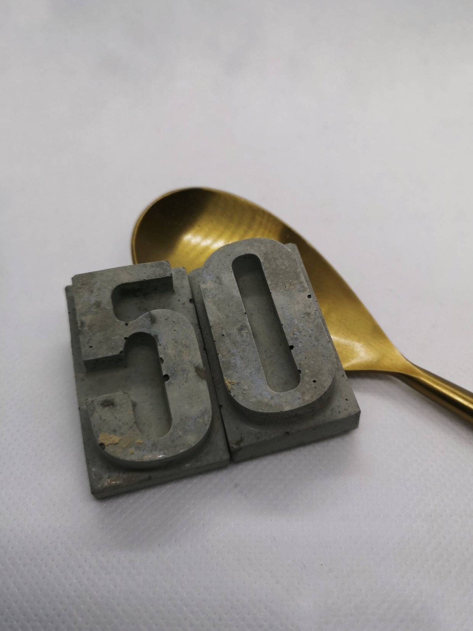 Concrete Numbers Birthday Number Age Industrial Decor - Etsy