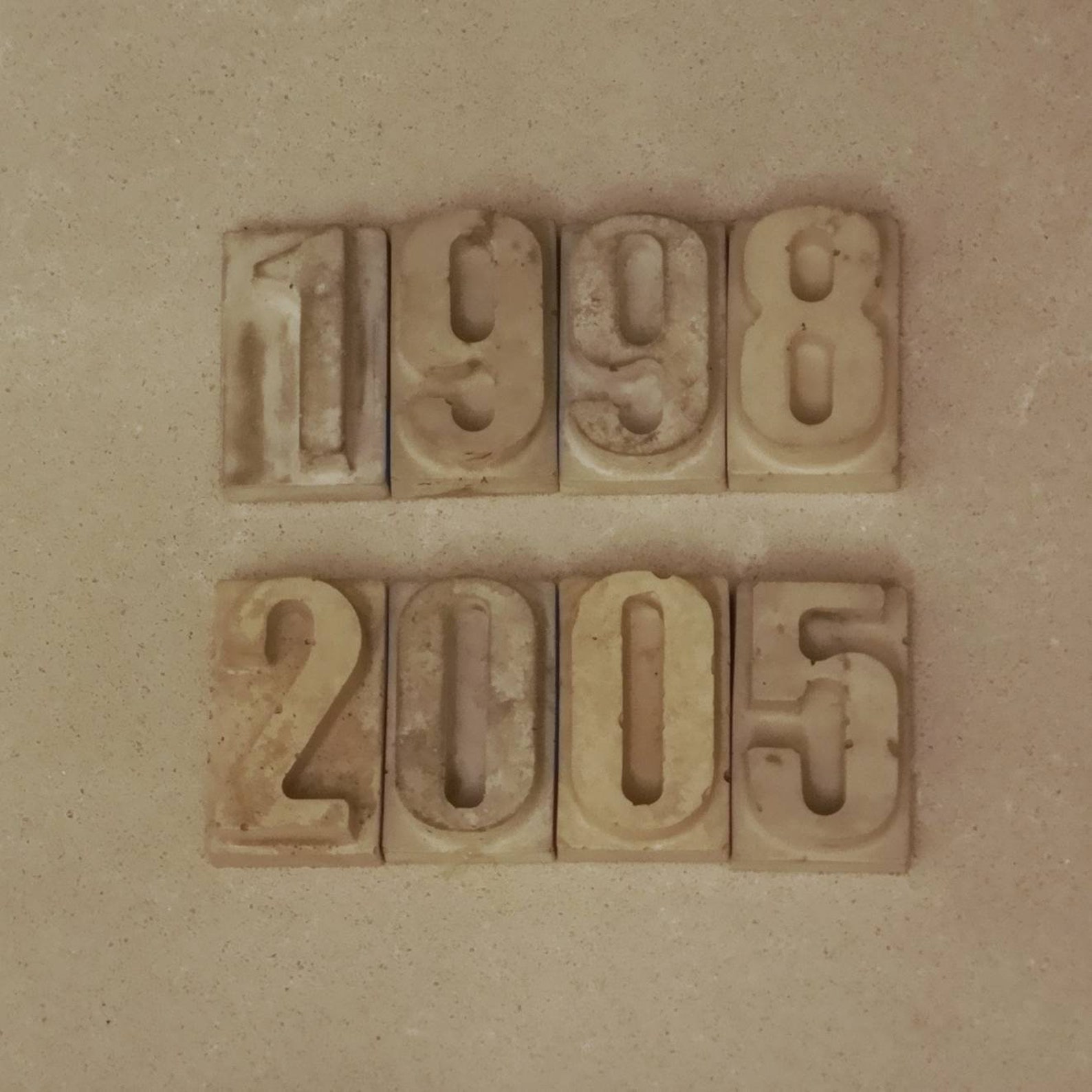 Concrete Numbers Birthday Number Age Industrial Decor - Etsy