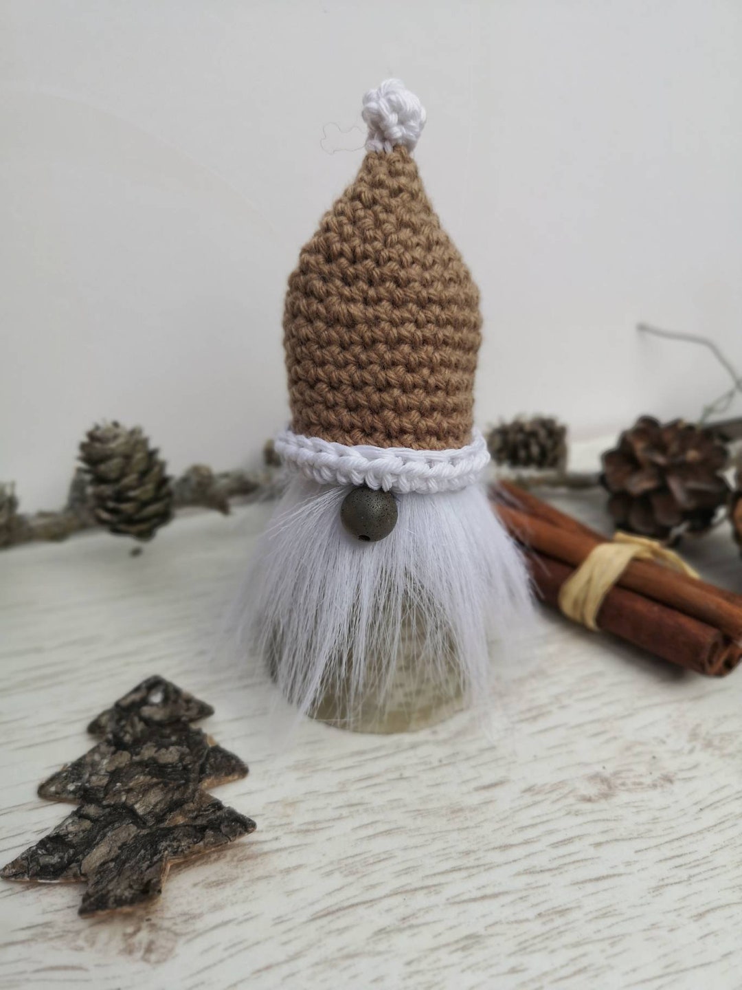 Scandi Style Santa Gonk, Tomten, Rustic Nordic Christmas Decor, Cute ...