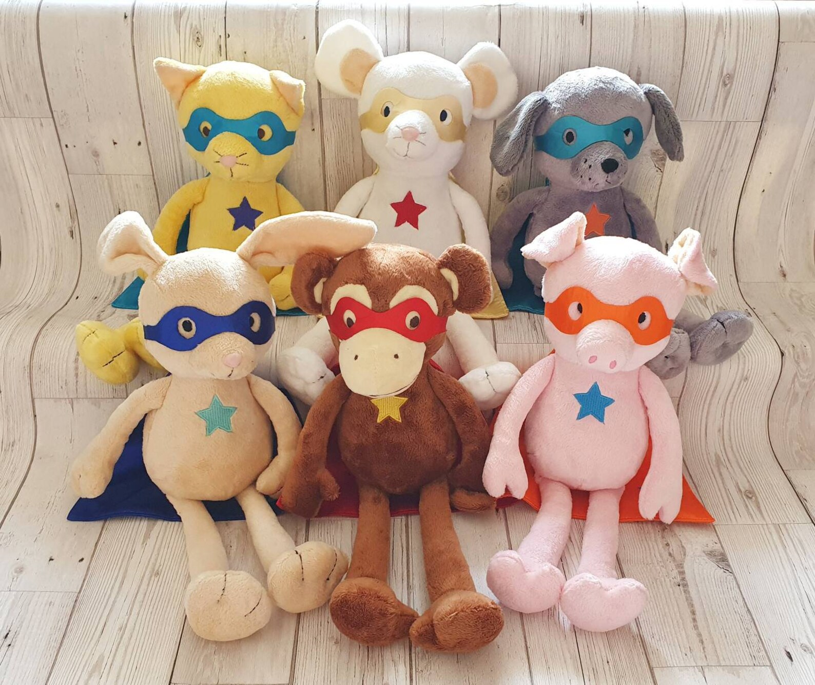 Personalised Superhero Teddy Bear With Cape Soft Toy Kid's | Etsy UK