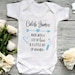 Personalised IVF Pregnancy Announcement Vest Birth Bodysuit Baby's ...