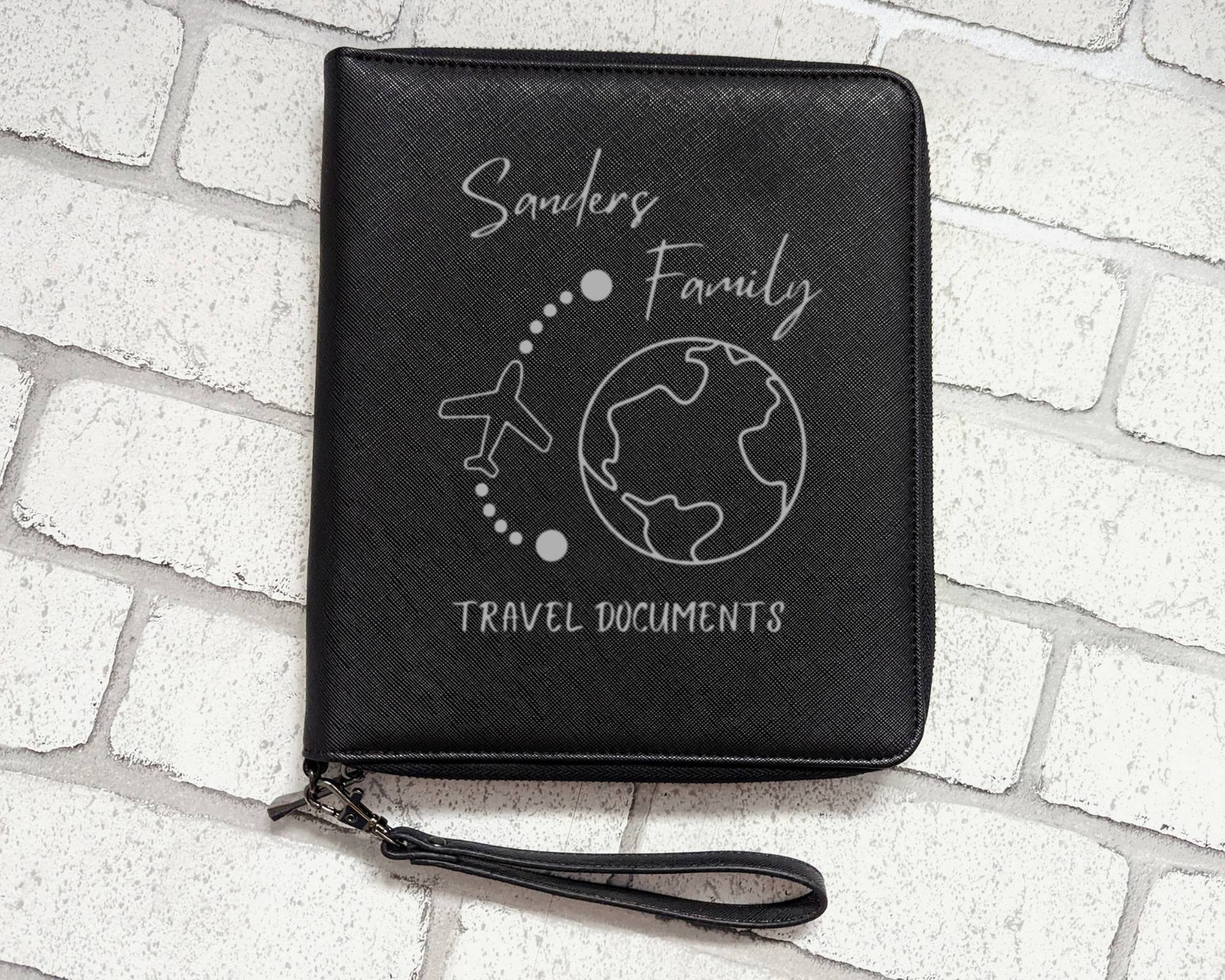 Personalised Travel Organiser, Passport Holder, Documents Wallet ...