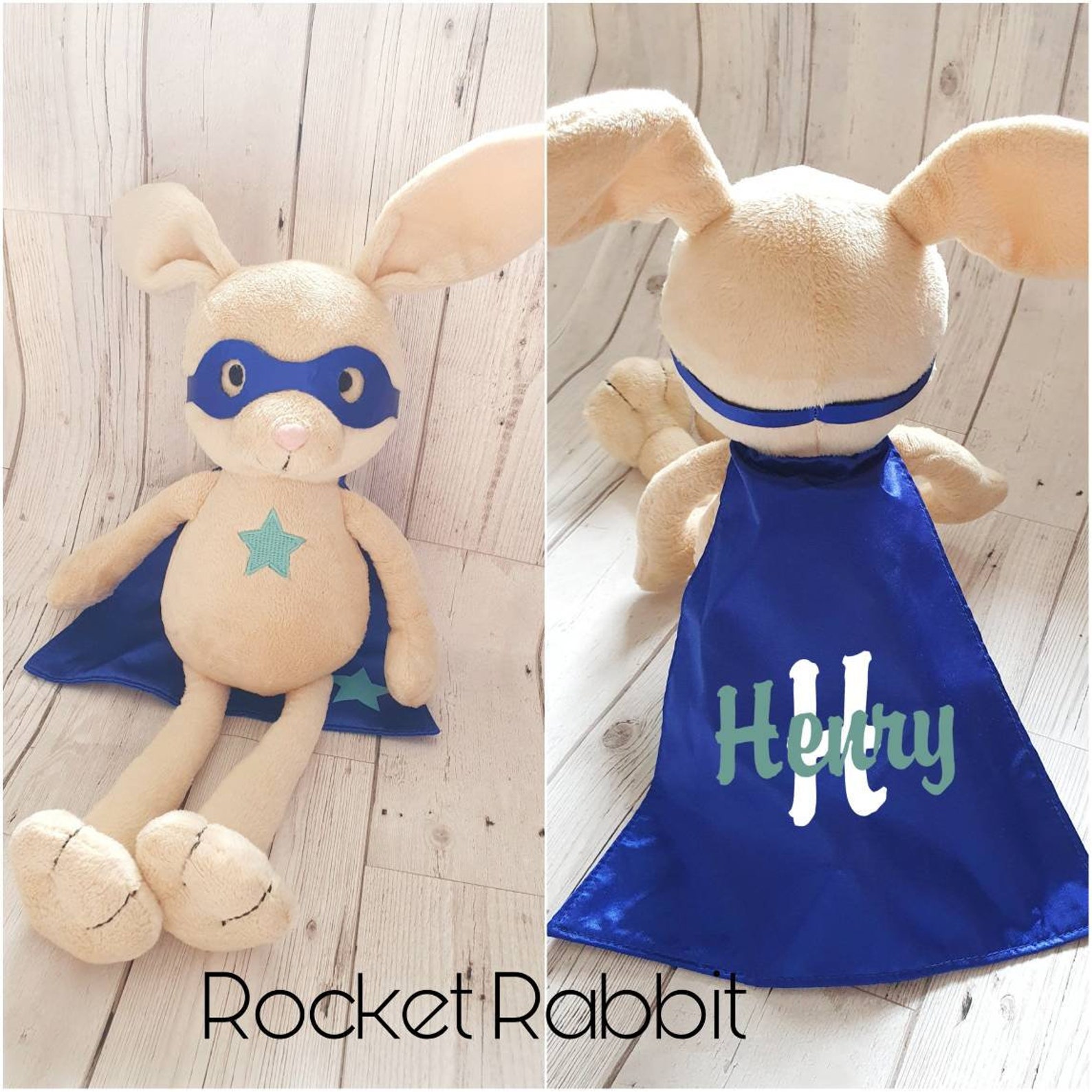 Personalised Superhero Teddy Bear With Cape Soft Toy Kid's | Etsy UK