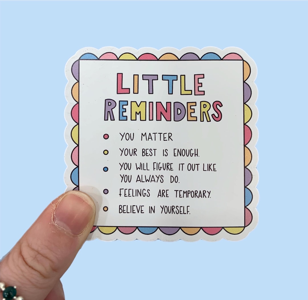 Little Reminders Magnets | Mental Health | Recovery | Positivity ...