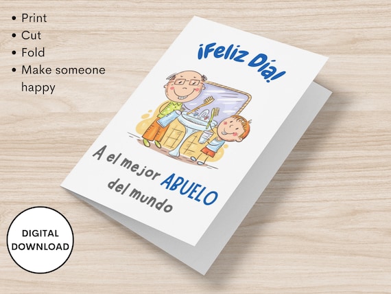 Grandparents Day Cards In Spanish