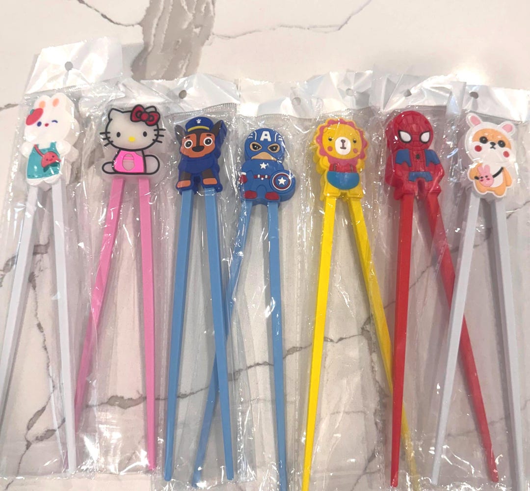 Kid Training Cartoon Chopstick, Reusable Chopstick, Animate Cartoon ...