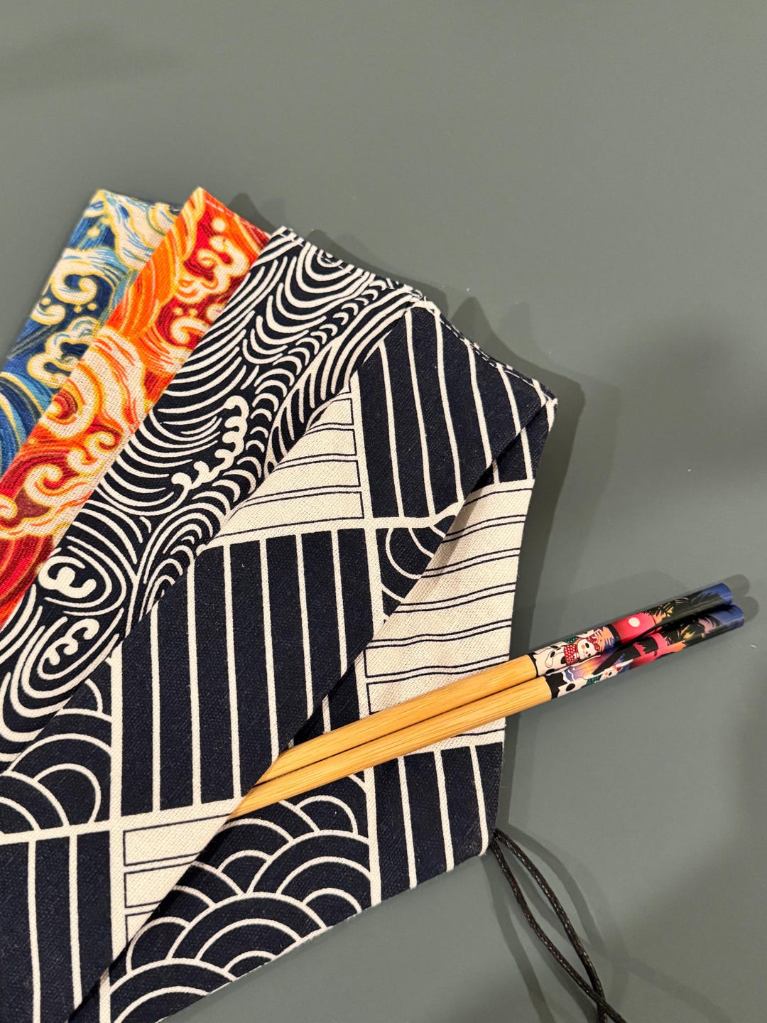 Chopstick Fabric Pouch, Chopstick Case, Chopstick Sleeve, Japanese ...