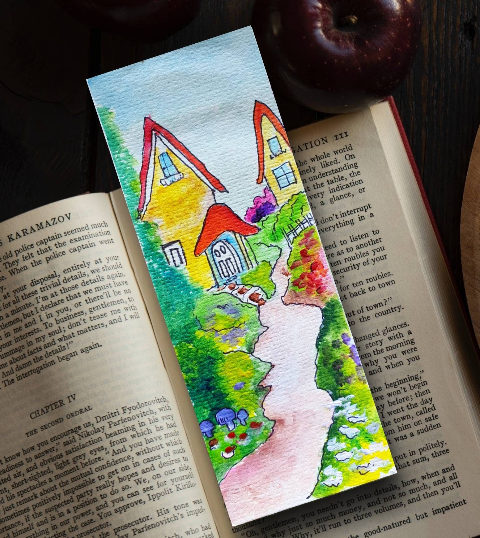 Painting Ink Original hand-painted Bookmarks etna.com.pe