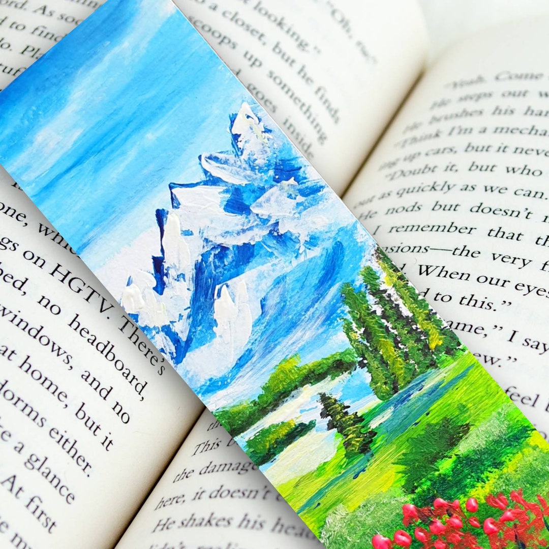 Hand Painted Landscape Bookmarks, Lansdscape, Original Painting, Europe ...