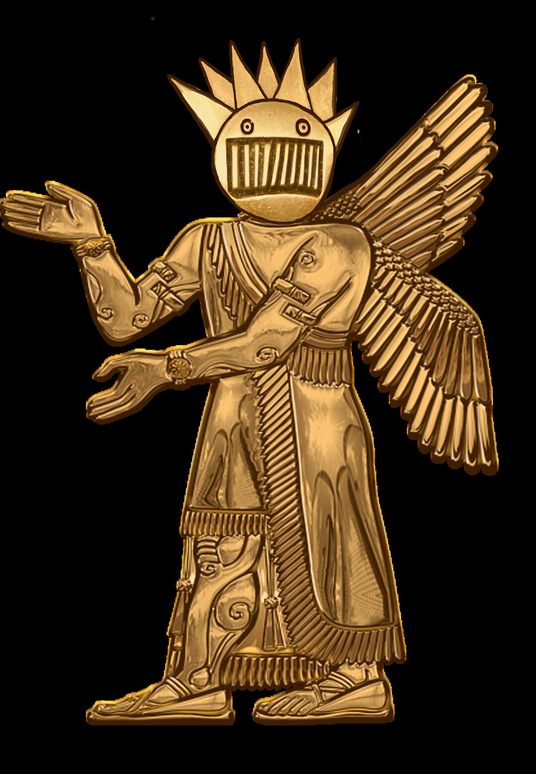Weenunnaki Boognish Golden Sumerian God T-shirt Ween - Etsy