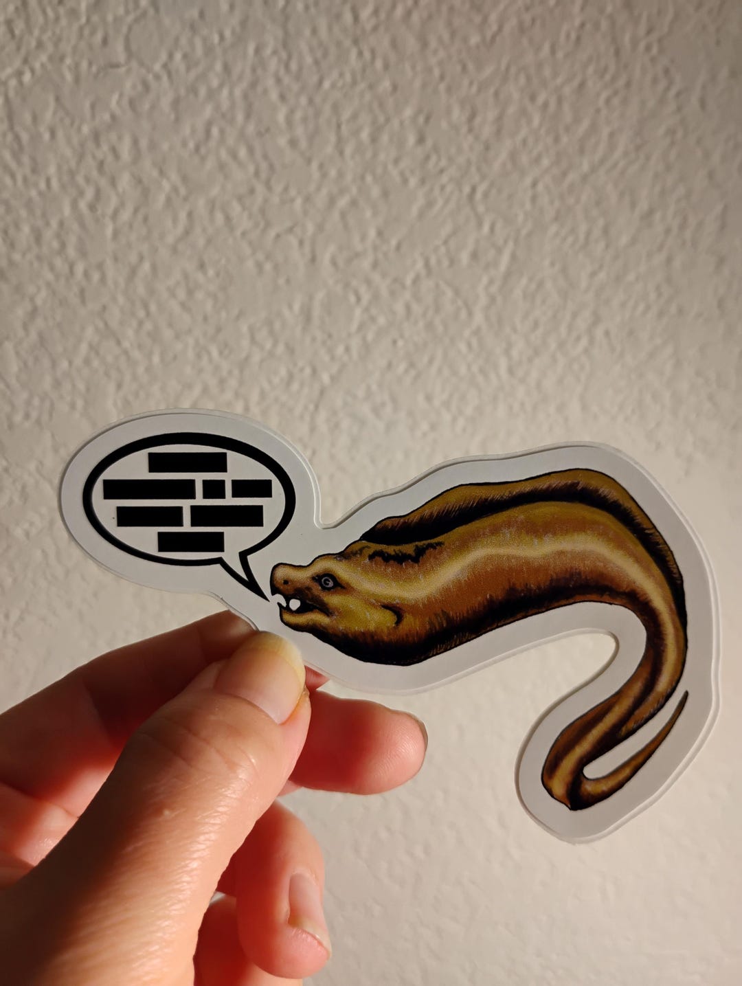 Golden Eel Redacted Words Ween 4" Vinyl Sticker - Etsy