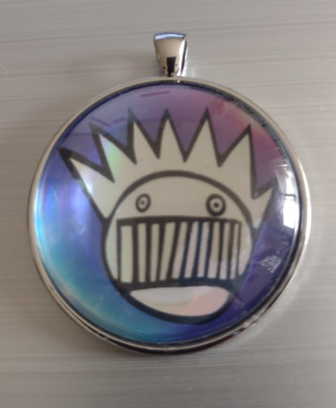 Boognish Bliss Holographic Pendant Necklace Ween - Etsy