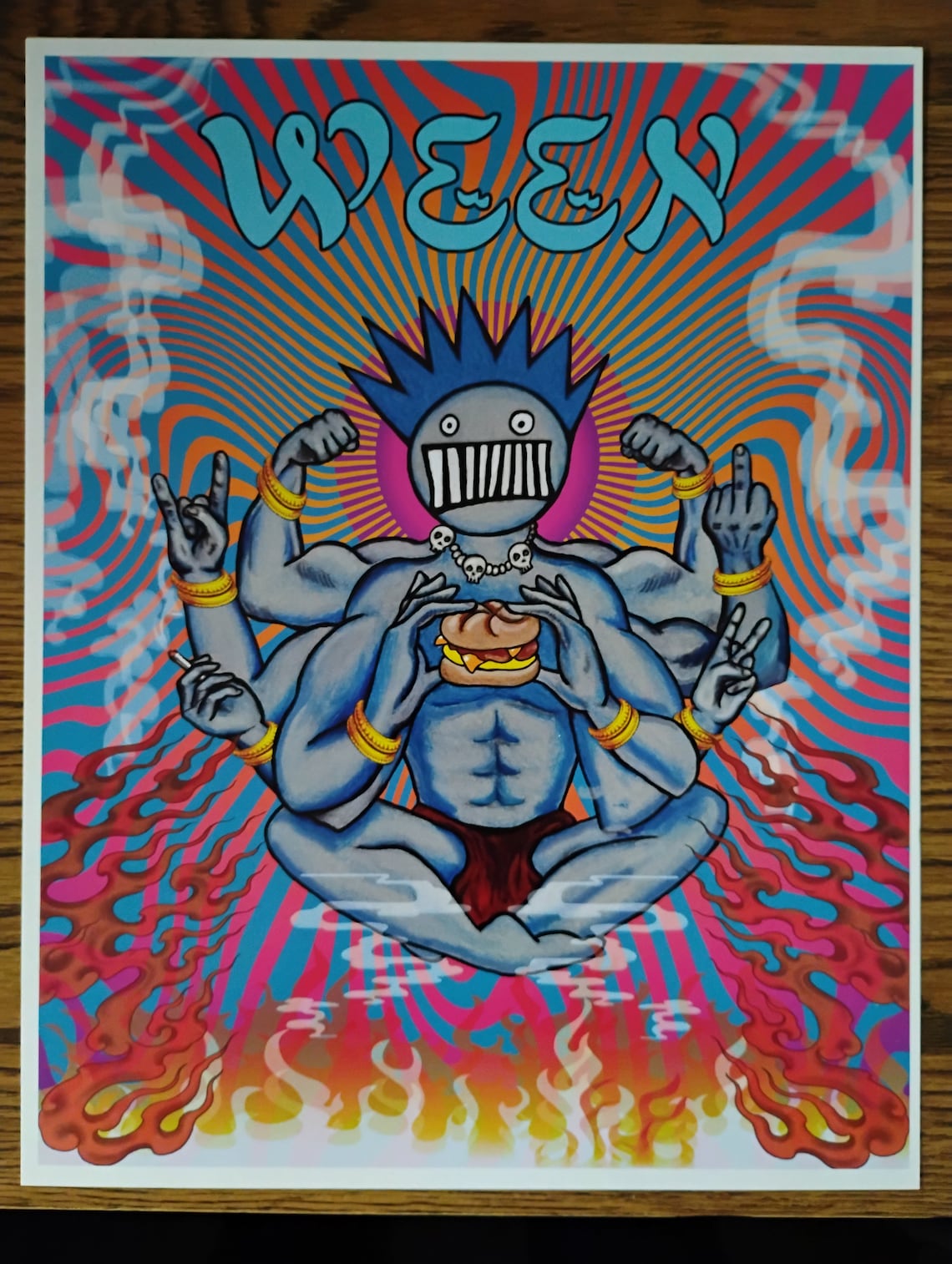 Boognishnu Boognish Art Poster Print Ween Limited Edition - Etsy