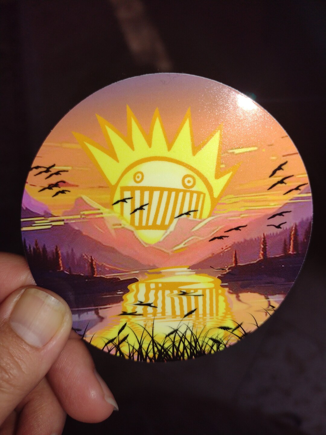 Boognish Rising Vinyl Sticker Ween Sunrise - Etsy