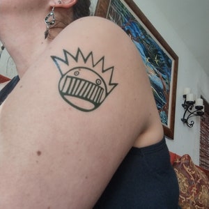 Classic Boognish Temporary Tattoo Ween Tat - Etsy