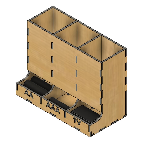 Laser Cut Battery Holder - Etsy