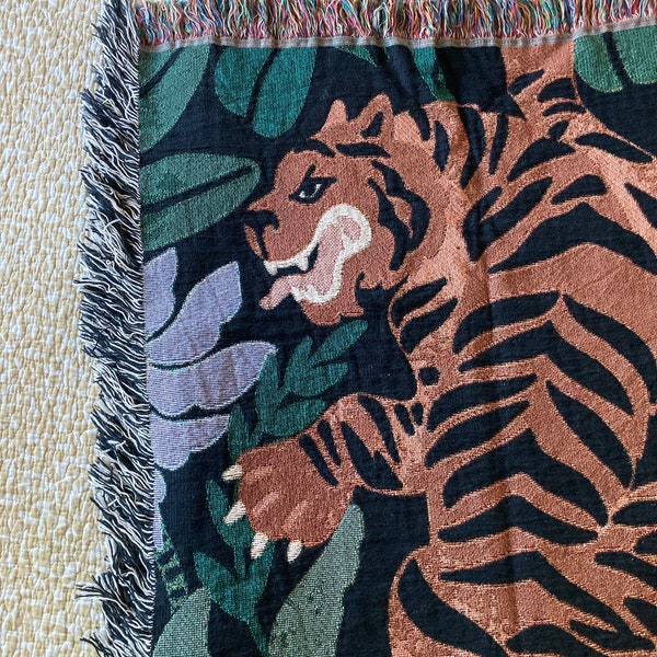 Tiger Blanket - Etsy