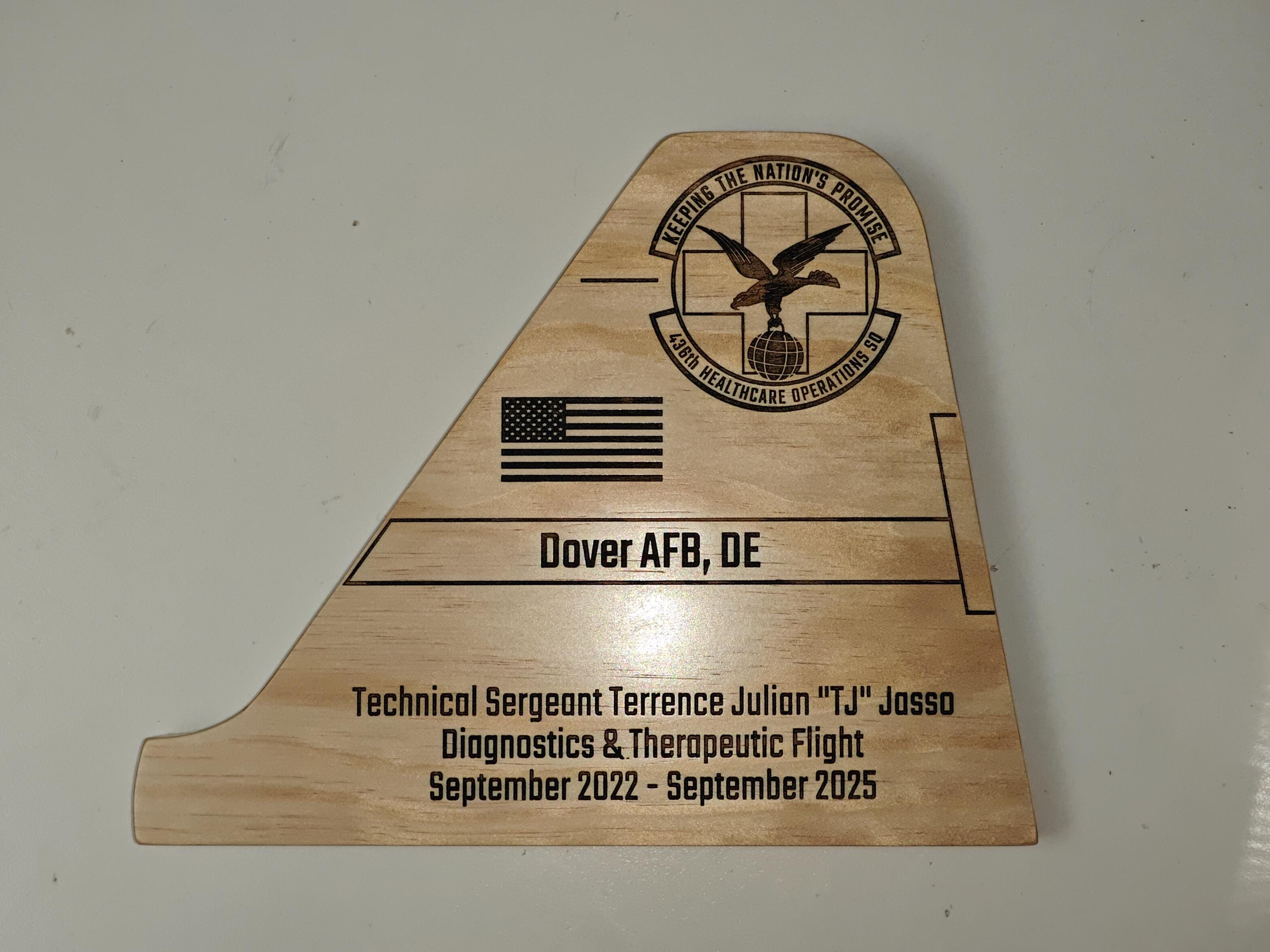 PERSONALIZED Plane Tail - Air Force Going Away Gift - Military - PCS ...