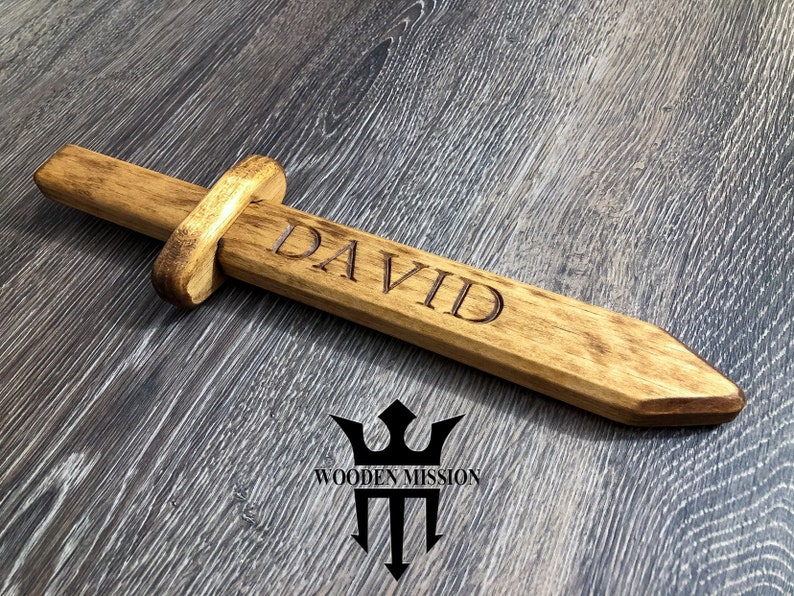 Mini Short Wooden Sword - Personalized Engraving - Gift - Toys for Boys ...