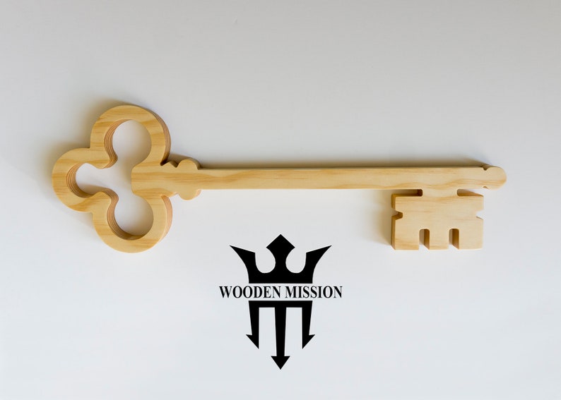 Large 14 Wooden Skeleton Key - Etsy