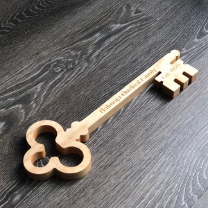 Large 14 Wooden Skeleton Key - Etsy