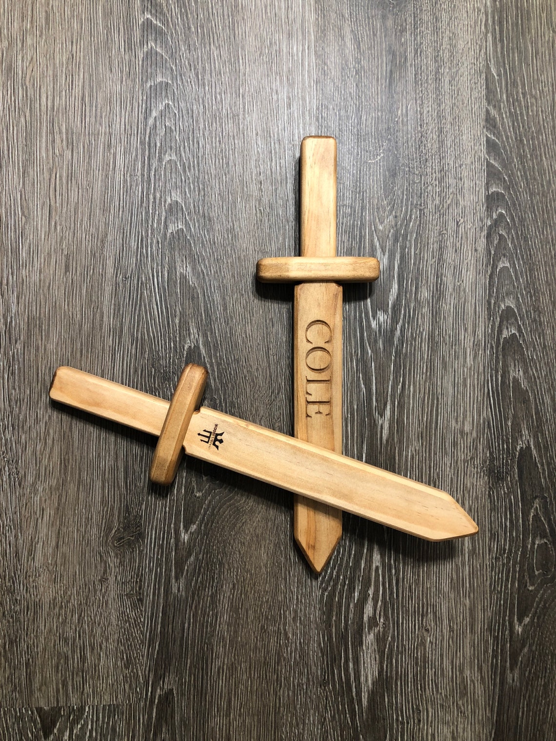 Mini Short Wooden Sword - Personalized Engraving - Gift - Toys for Boys ...