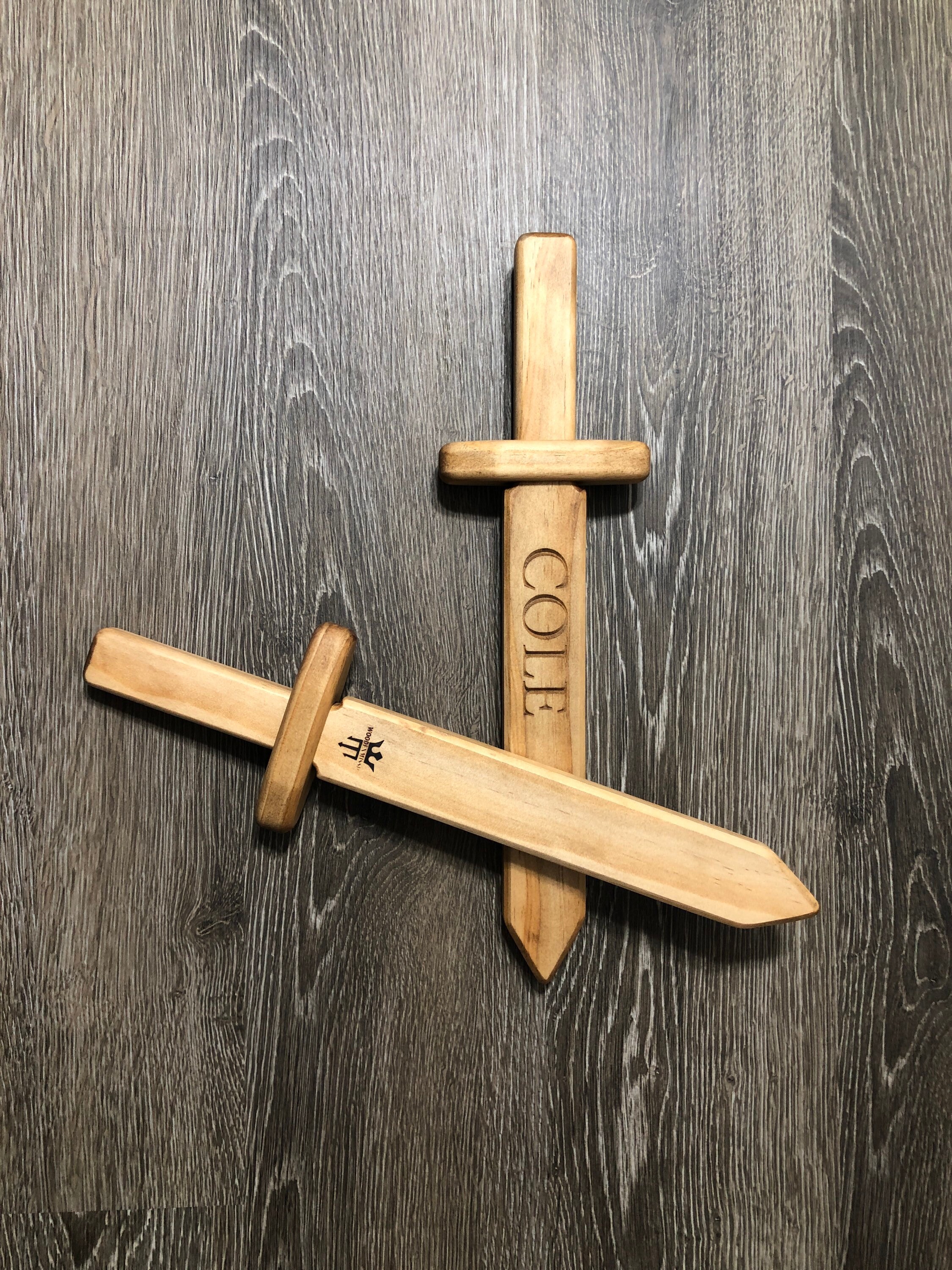 Mini Short Wooden Sword Personalized Engraving Gift Toys - Etsy