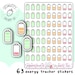 63 Cute Energy Tracker Planner Stickers SSC1043 - Etsy