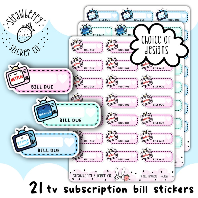 Bill Pay Stickers - Etsy