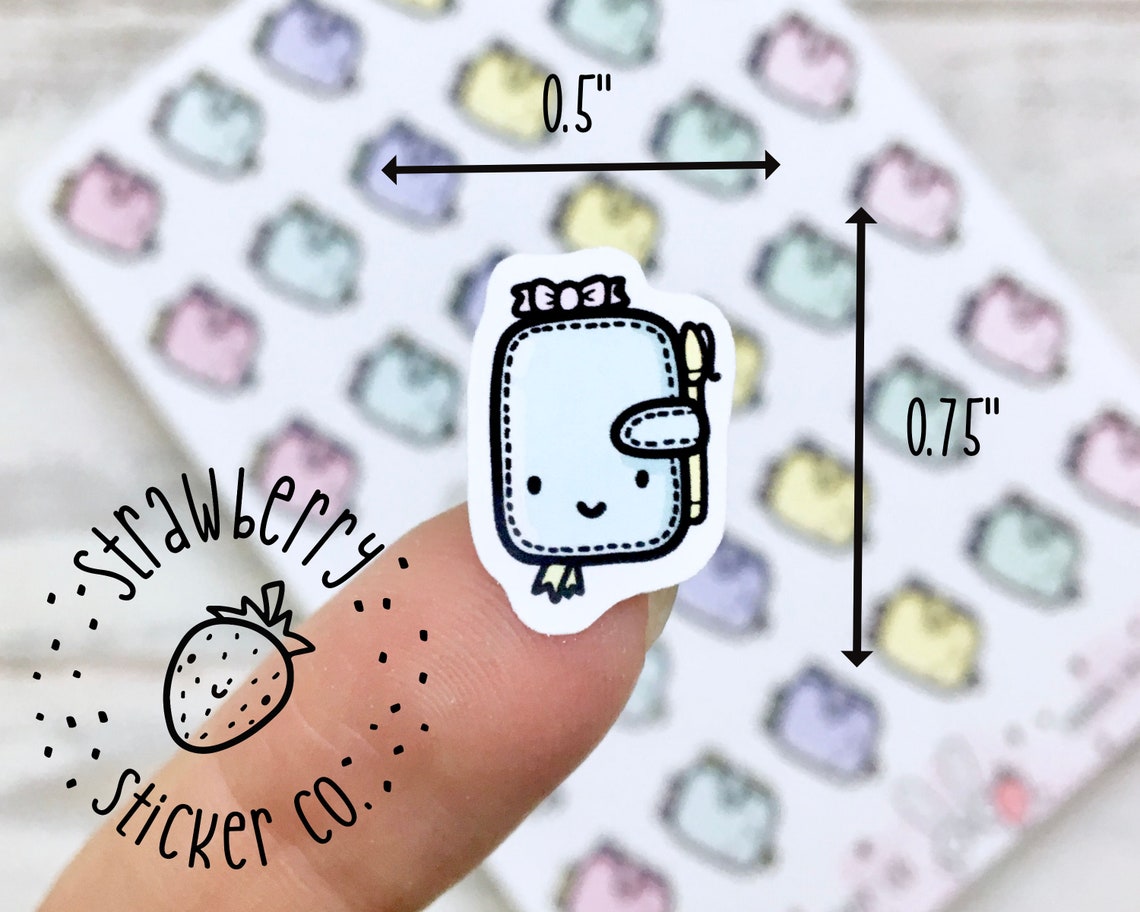 36 Planner Time Cute Kawaii Stickers SSC1048 | Etsy