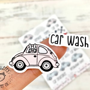 38 Car Maintenance Kawaii Cute Planner Stickers SSC0006 - Etsy