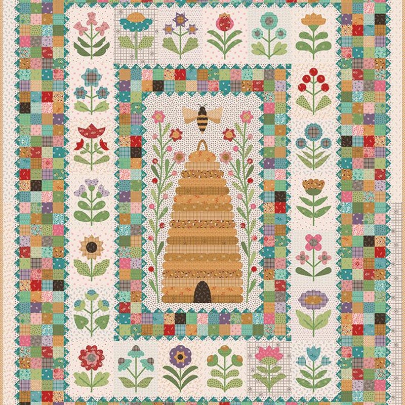 Bee Garden Quilt Fabric - Etsy