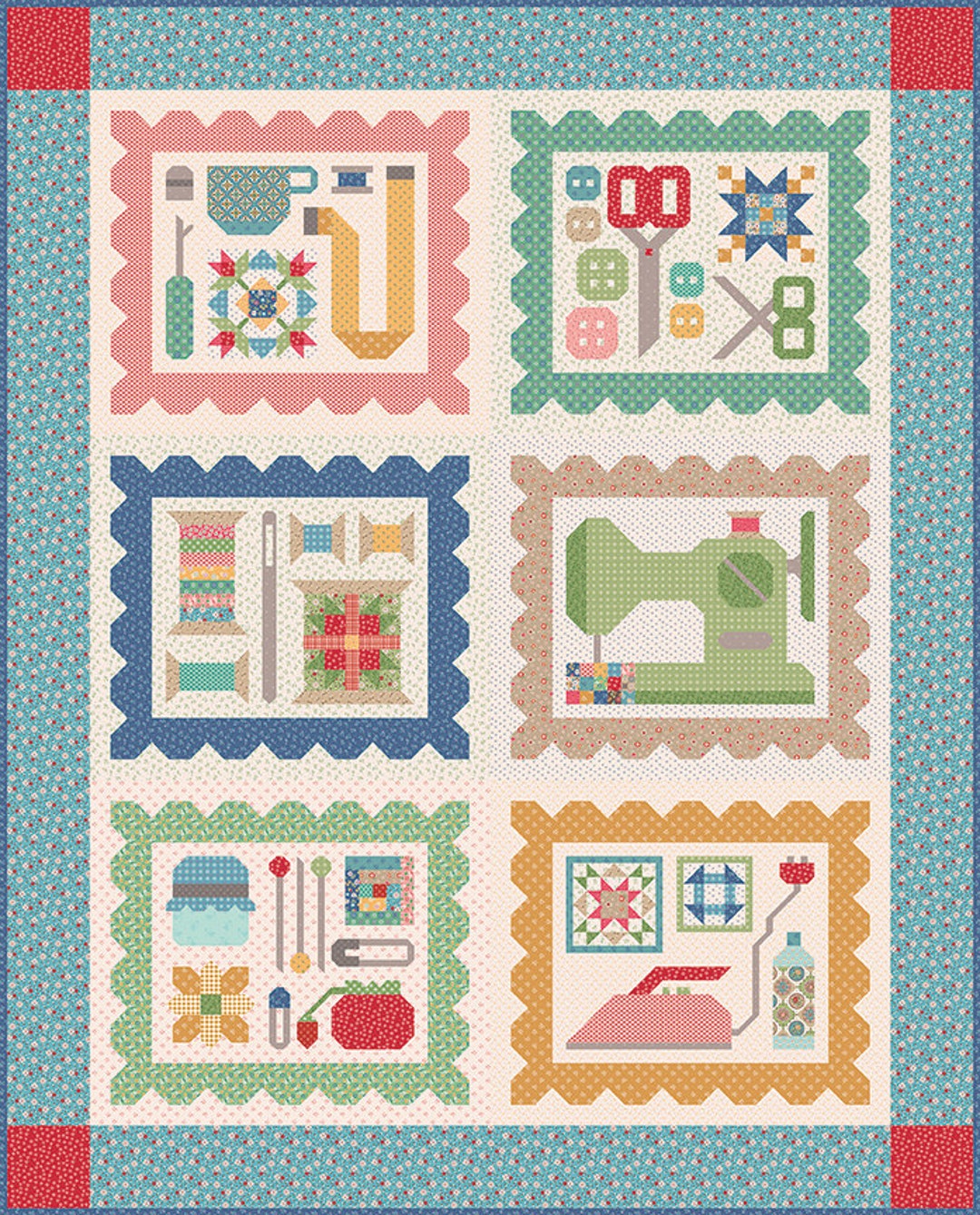 Lori Holt Quilt Seeds Mercantile Patterns 1-6 COLLECTION - Etsy