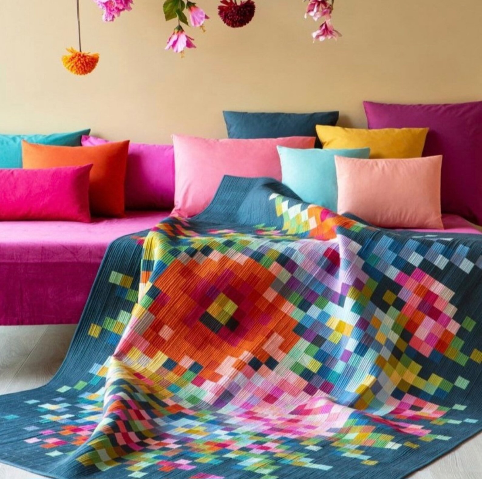 Embroidery Flower Quilt Kit - Tilda - Etsy