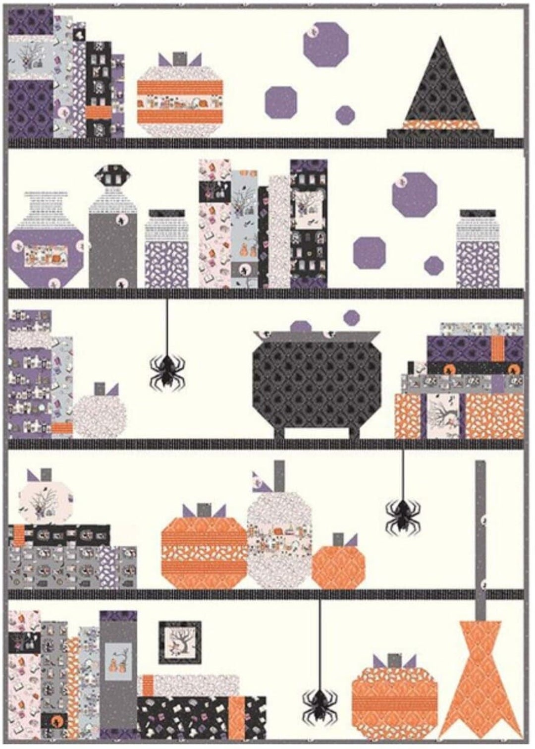 Spooky Shelfie Quilt Pattern - Etsy