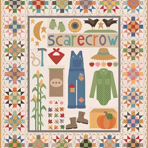 How to Build A Scarecrow Quilt Kit for Lori Holt Sew Along - Etsy