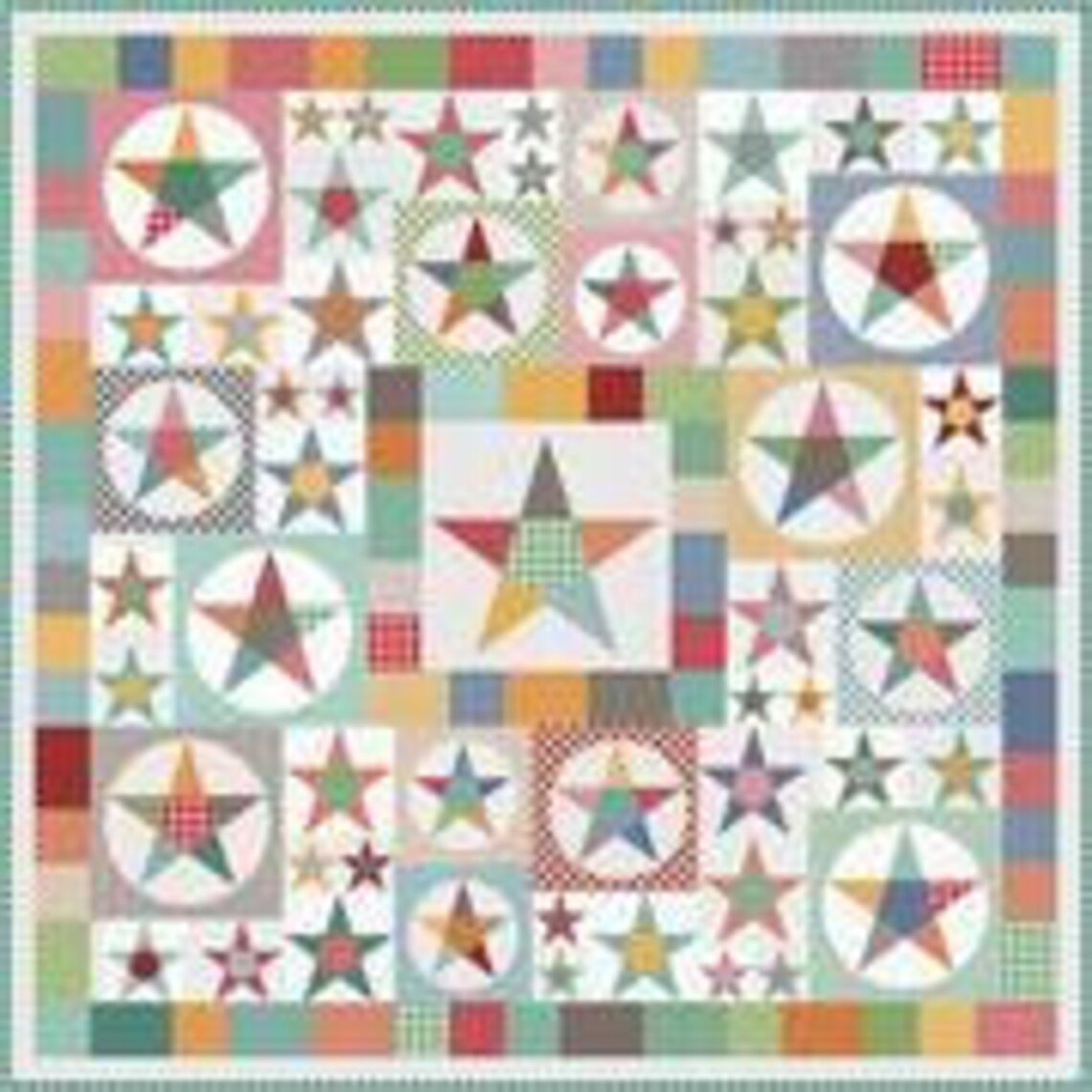 Farmhouse Star Quilt Pattern AND Sew Simple Shapes by Lori Holt - Etsy