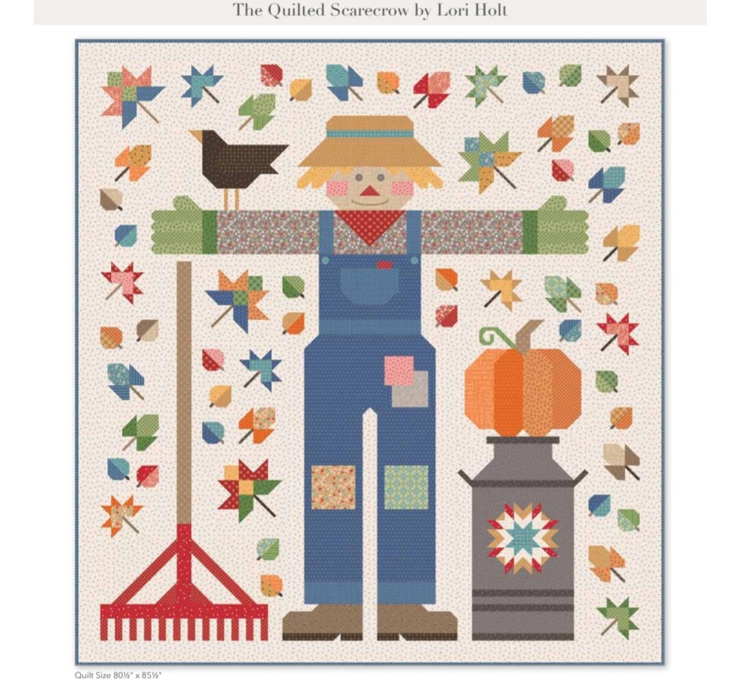 The Quilted Scarecrow Quilt Pattern by Lori Holt - Etsy