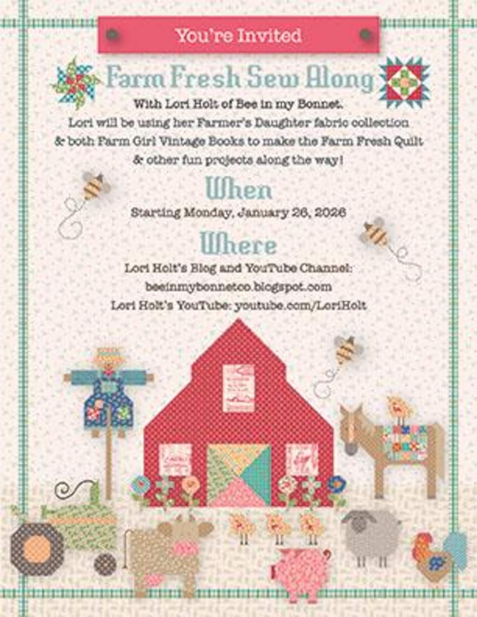 Farm Fresh Sew Along Quilt Kit - Lori Holt - Etsy