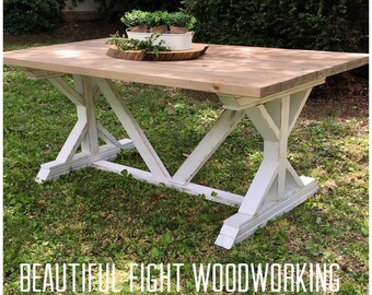 Rustic dining table | Etsy