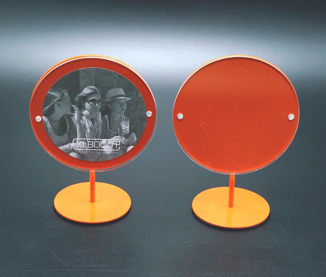 Vintage 1970's Photo Frames, Orange Photo Frames, 70's Photo Frames ...