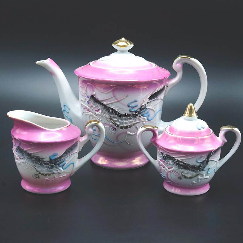 Pink Tea Set - Etsy