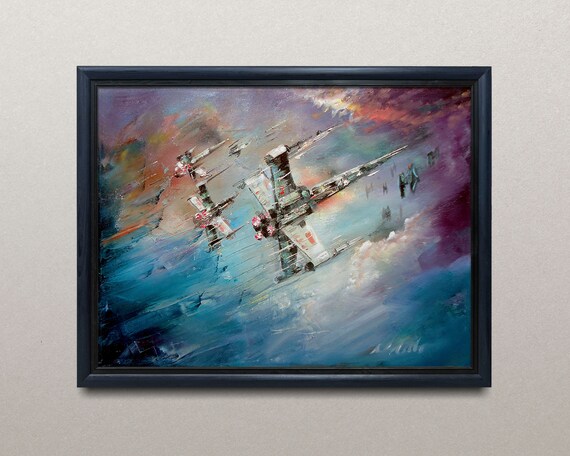 Star Wars Print Star Wars Canvas Print X Wing Fighter Star Wars Canvas Art Star Wars Gift X wings Home Decor by Naci Caba Etsy Canada